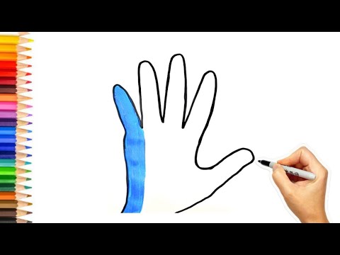 RAINBOW Finger Family Drawing, Coloring, Painting for Kids & Toddlers ...
