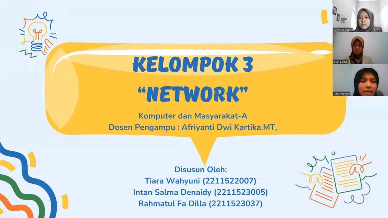 "Network" Presentasi Kelompok 3 (Komas) - YouTube