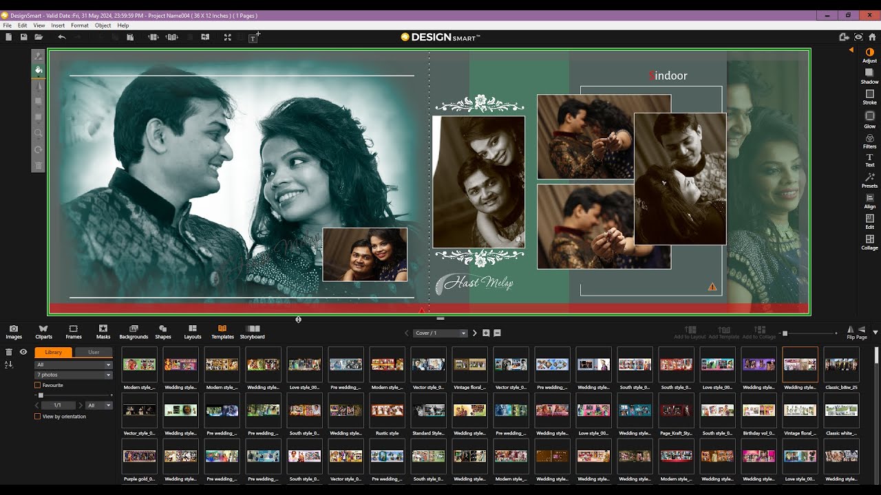 Album Deign Demo in Karizma Design Smart | #karizmaalbum New best Album ...