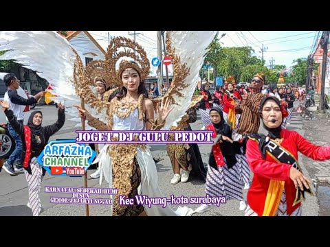 Joget DJ gulu pedot di karnaval sedekah bumi dusun gemol,jajartunggal,Wiyung,Surabaya