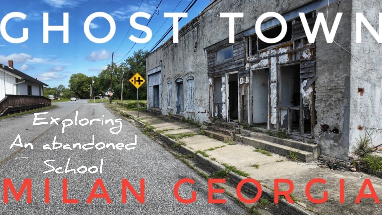 MILAN, GEORGIA rural ghost town vanished a while back, let's explore it ...