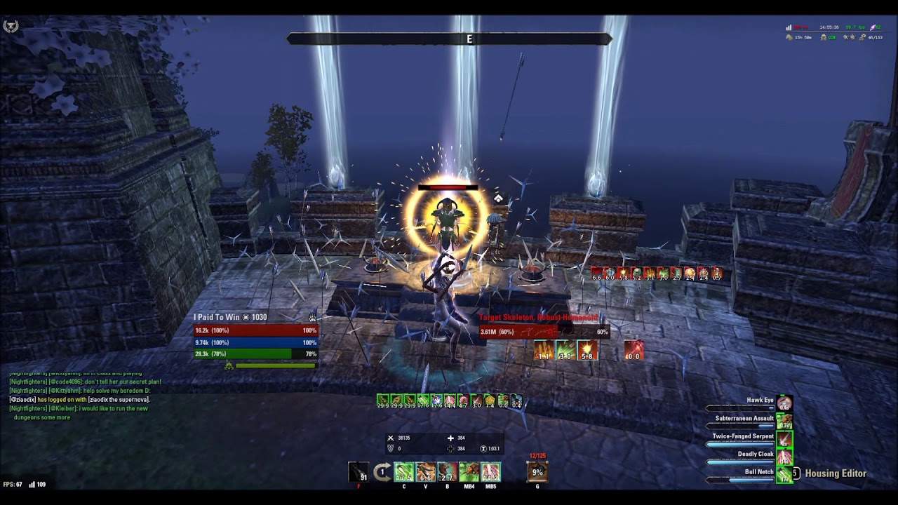 Stamina Warden Horns of the Reach Rotation Video - YouTube