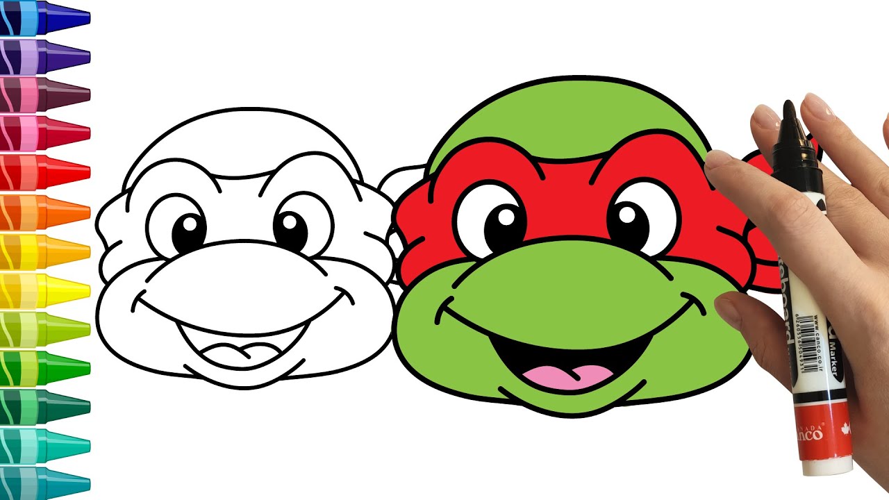 How To Draw Ninja Turtle - Teenage Mutant Ninja Turtles - YouTube
