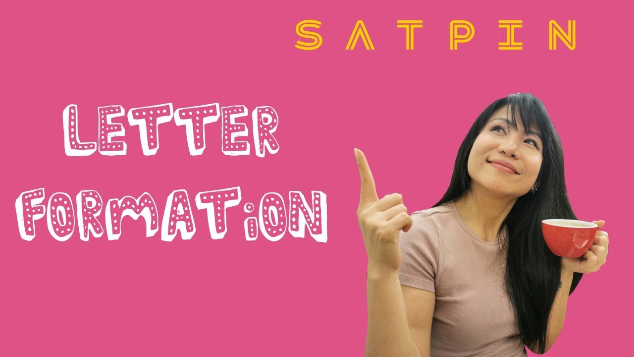 Letter Formation: Phase 1 - s a t p i n - Phonics by Teacher Golf - YouTube