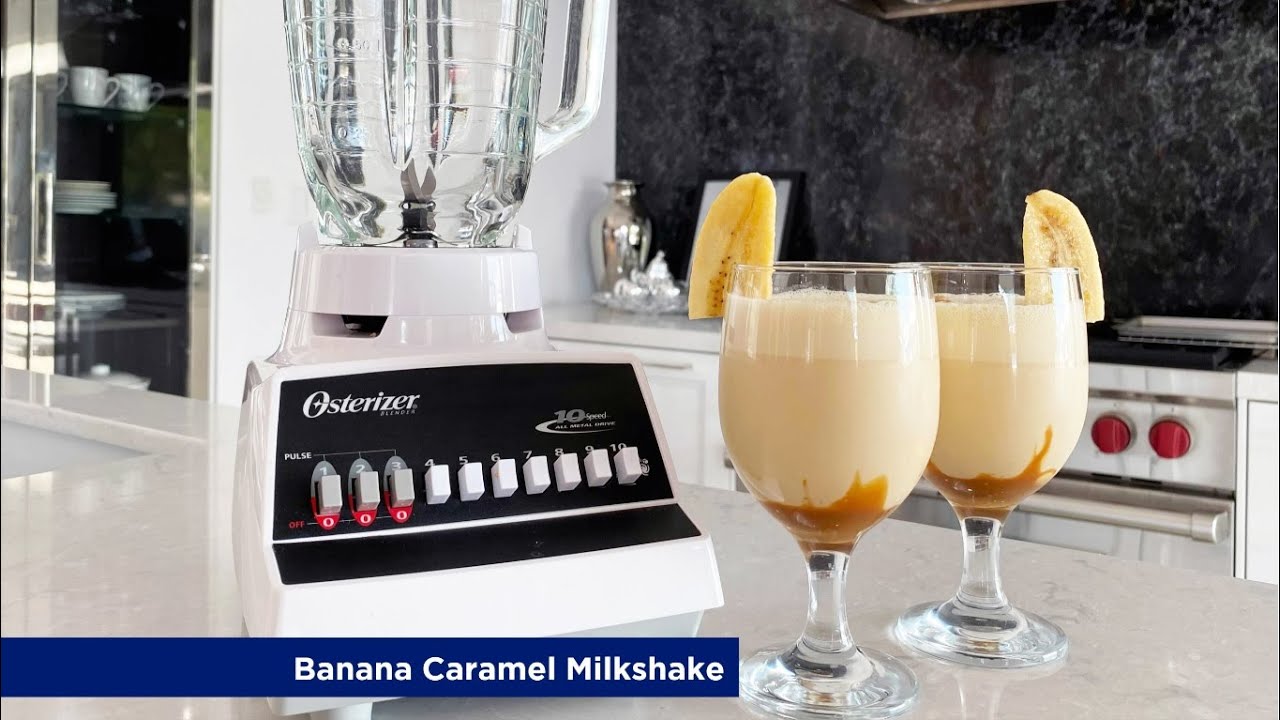 Oster Easy Homecooking - Caramel Banana Milkshake - YouTube