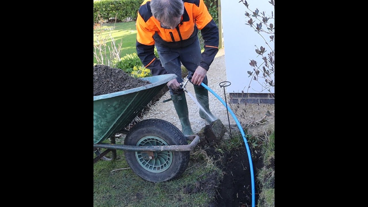 Garden tap install - YouTube