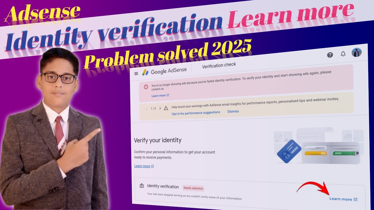 Adsense identity verification failed | identity verification needs ...