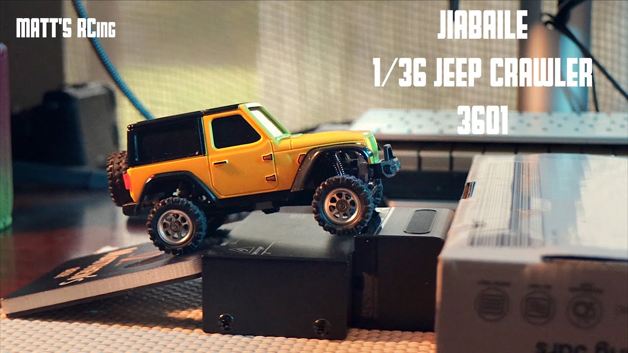 Jiabaile 1/36 RC Crawler Jeep 3601 Desk Crawl 1 - YouTube