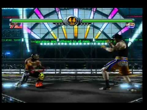 Virtua Fighter 5. El Blaze vs Brad Burns - YouTube
