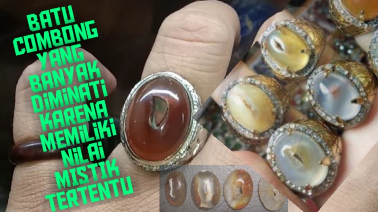 Batu akik COMBONG sarana percintaan dan penuh dengan Mistis - YouTube