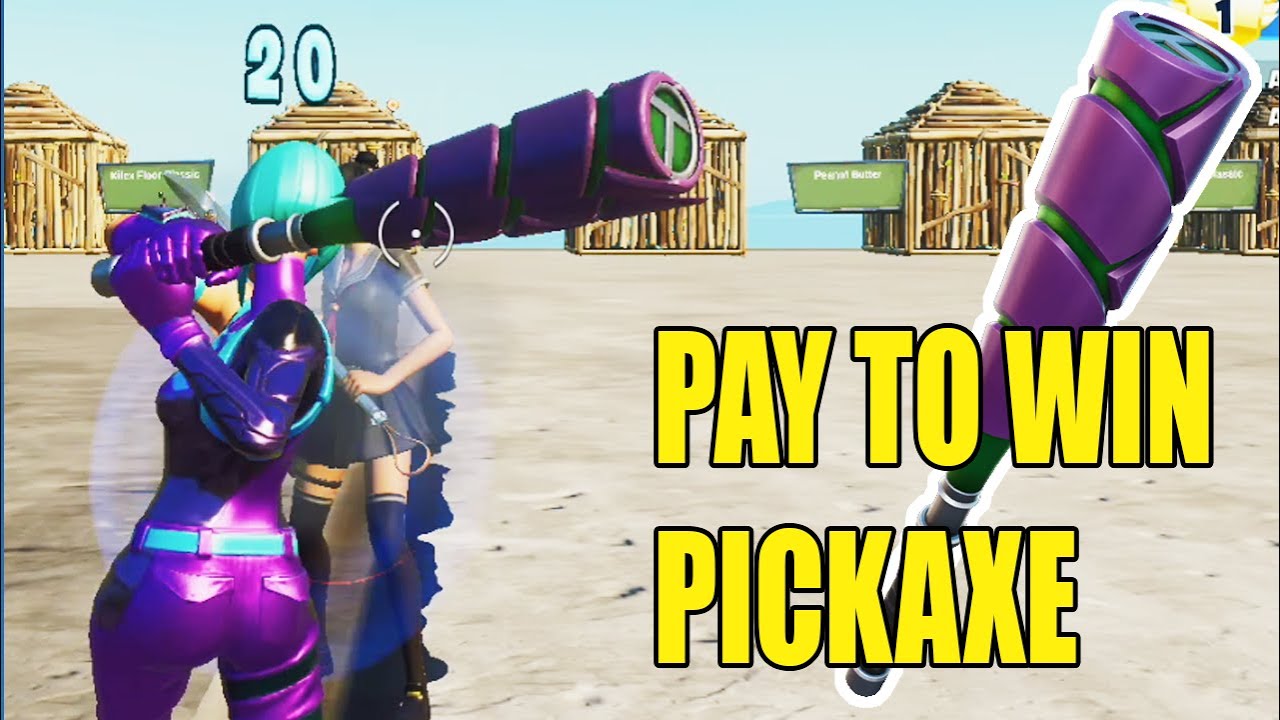 NEW PAY TO WIN PICKAXE in Fortnite - YouTube