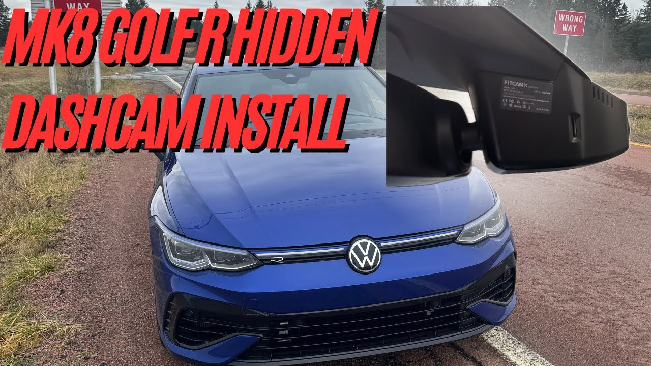 MK8 GOLF R HIDDEN DASHCAM INSTALL - FitCamX Hidden Dashcam for MK7 and ...