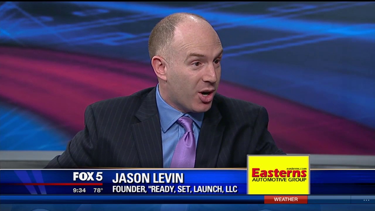 Fox 5's Allison Seymour talks with Jason Levin of Ready Set Launch LLC ...