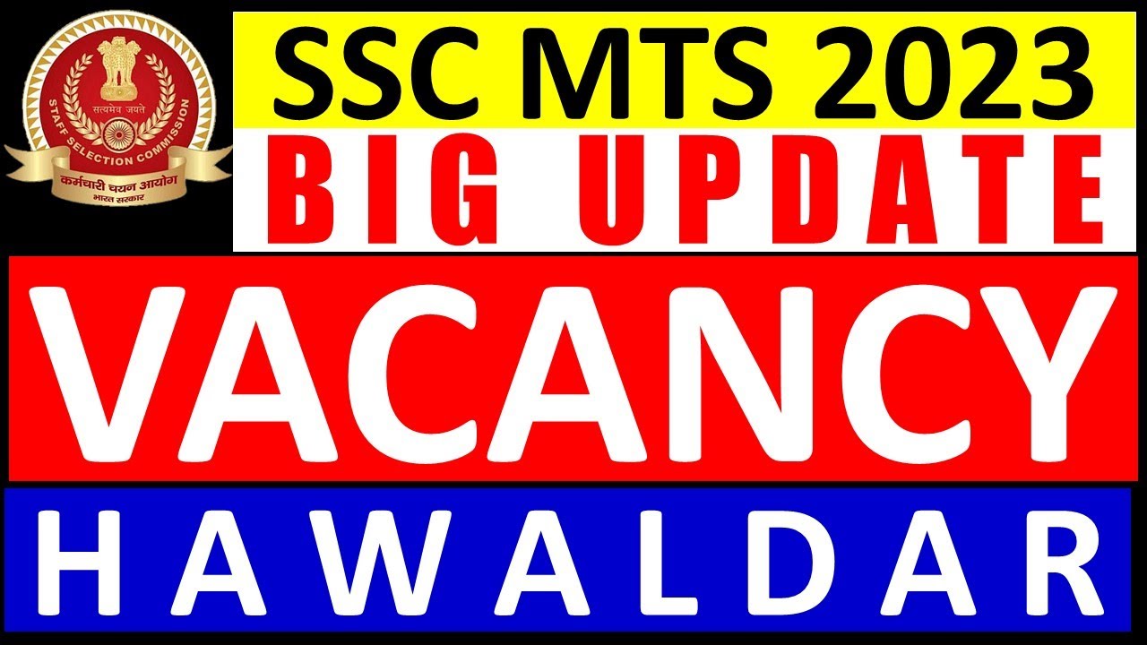 SSC MTS 2023 State Wise Vacancy | SSC MTS 2023 Vacancy | SSC MTS ...