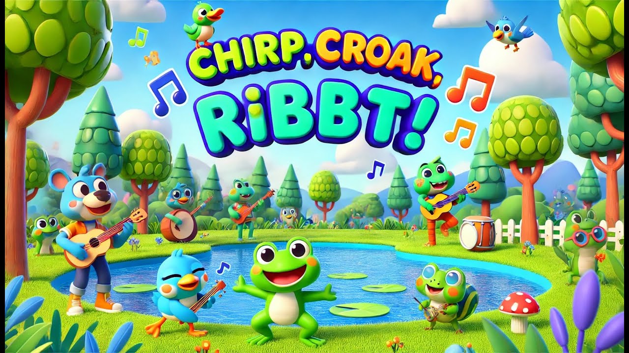 Chirp, Croak, Ribbit! 🎶 | Animal Sounds and Fun Kids Song - YouTube