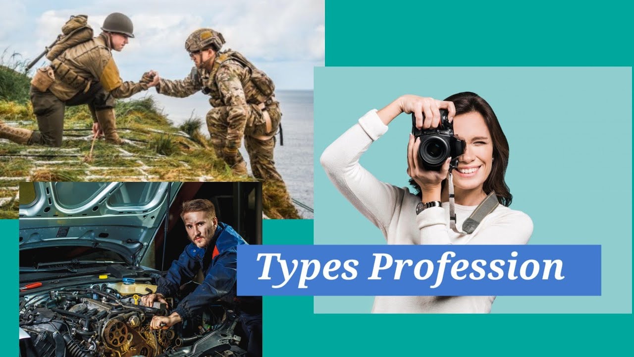 Types of professions with pictures |list of 60 popular occupation & Job ...