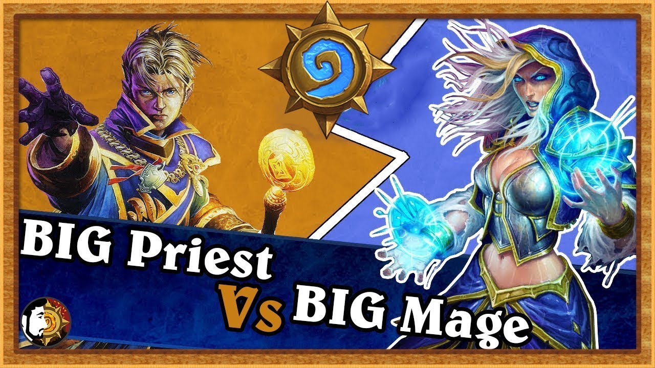 Hearthstone: BIG Mage Vs BIG Priest - YouTube