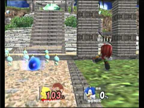 Knuckles vs Sonic [Master Emerald Shrine - Past] - YouTube