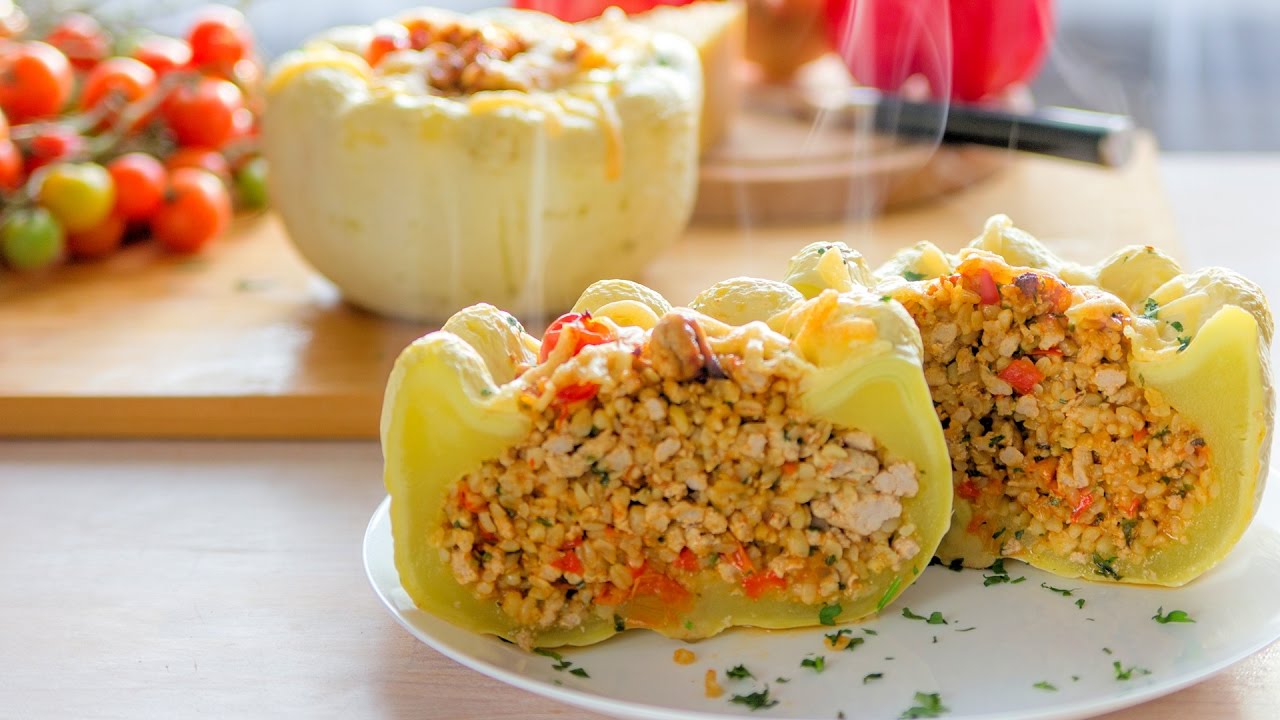 Faszerowane patisony - VideoKuchnia.pl - YouTube