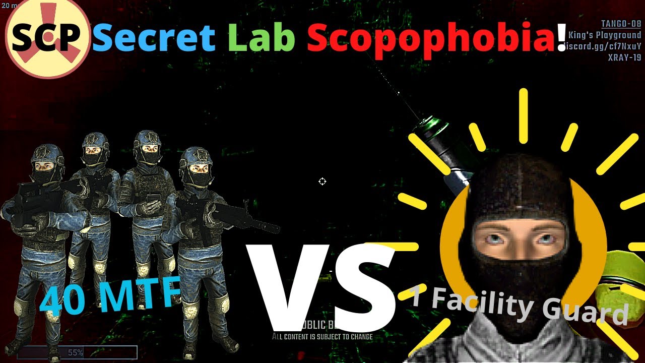 SCP SL Scopophobia - 1 Facility Guard vs 40 MTF, Which Is Better ...