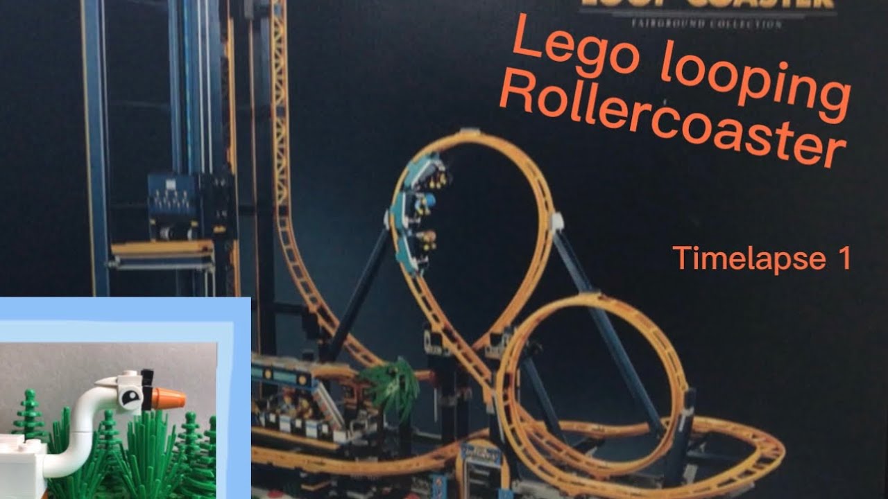 Lego Looping Rollercoaster (Timelapse 1) - YouTube