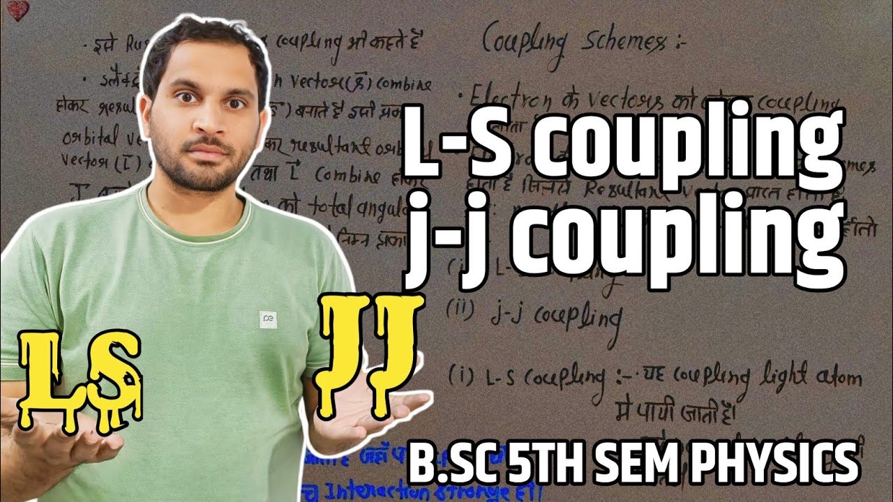 L-S Coupling | j-j coupling | ls and jj coupling schemes | bsc 5th ...