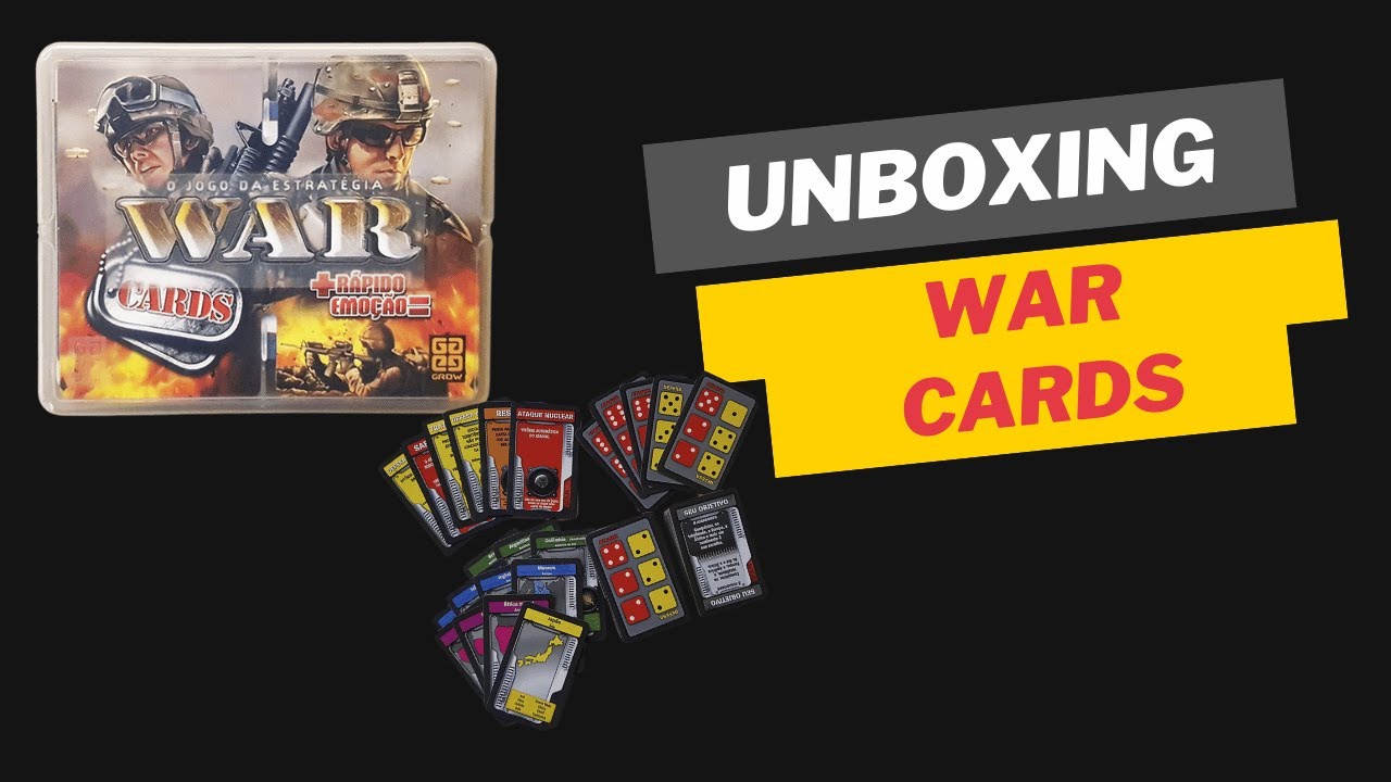 WAR CARDS | UNBOXING #unboxing #war #grow - YouTube
