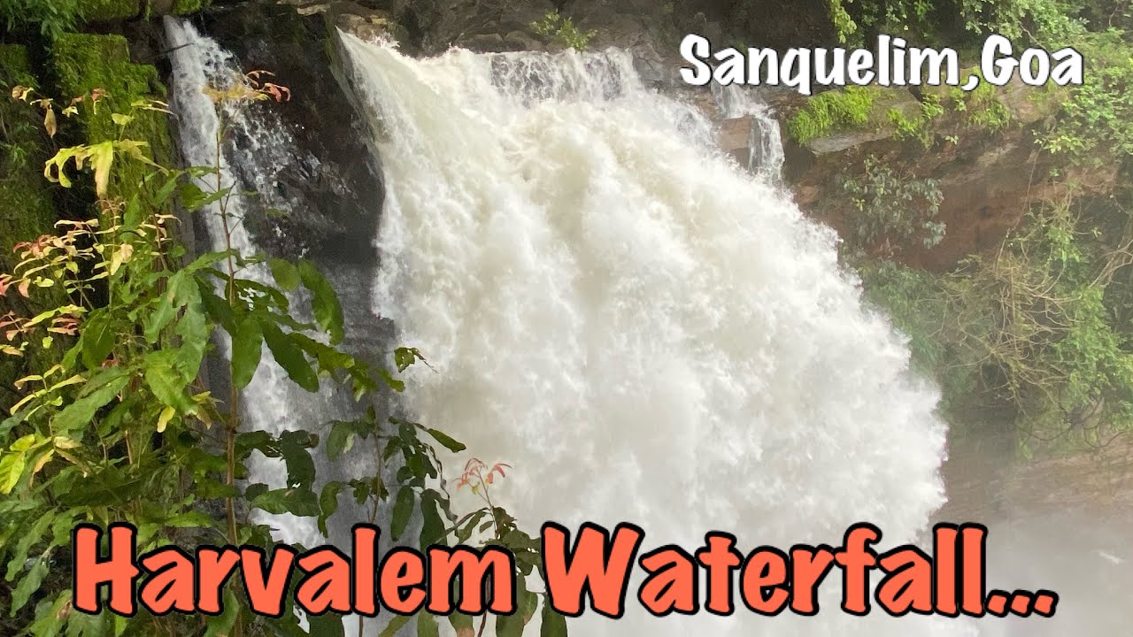 Harvalem waterfall | Monsoon 2022 | North Goa| शहर के बीच में झरना ...