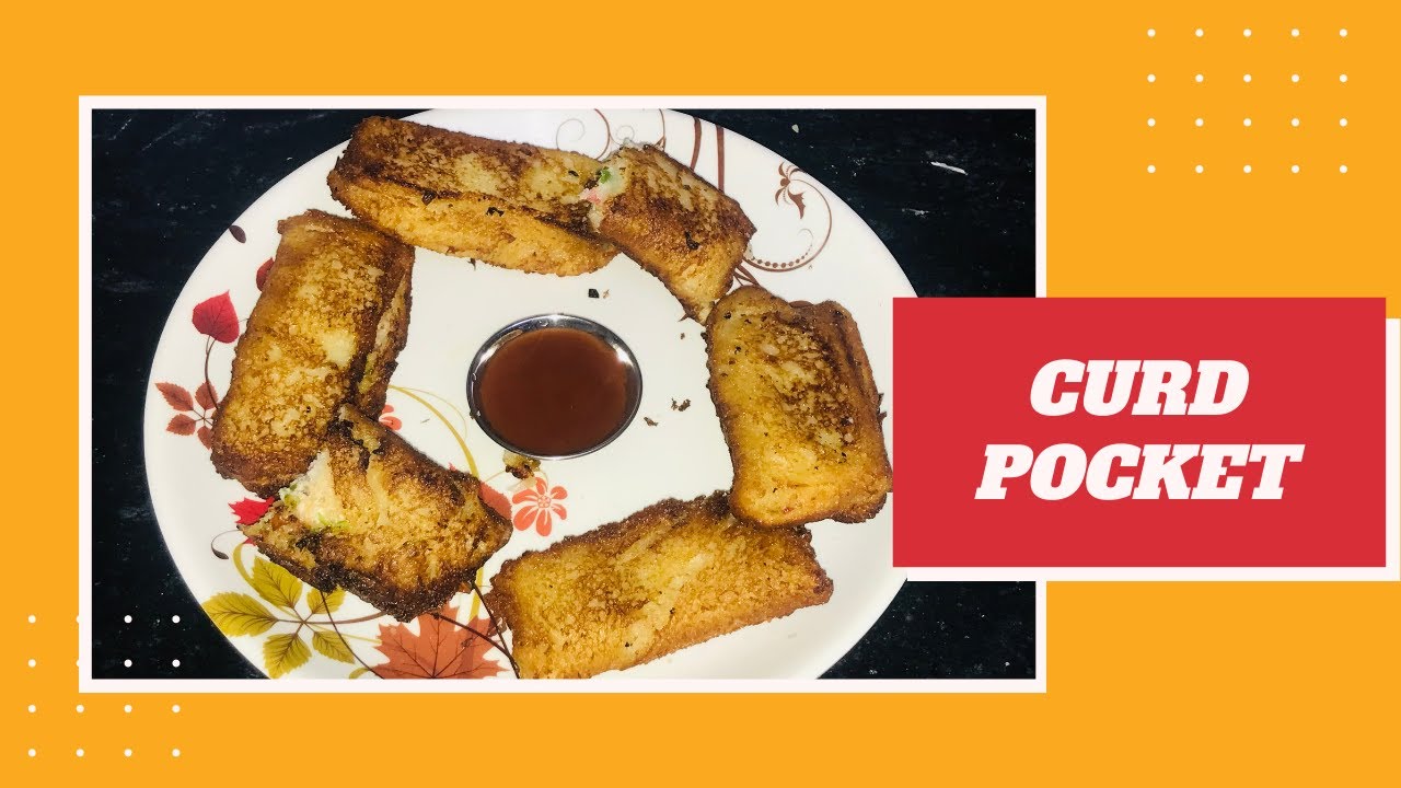 CURD POCKET || COZY RAINY DAY RECIPE || DAHI POCKET || VEGETARIAN ...