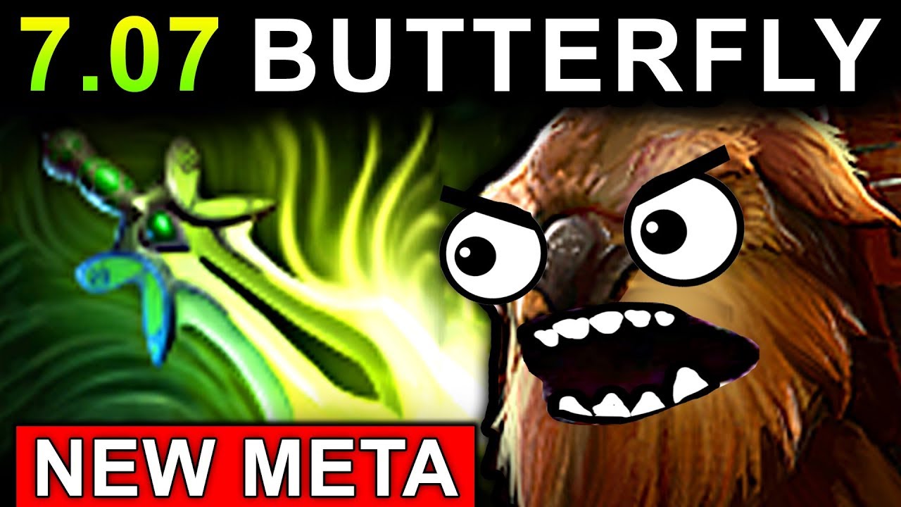 NEW META BUTTERFLY EARTHSHAKER - DOTA 2 PATCH 7.07 EPIC GAMEPLAY - YouTube