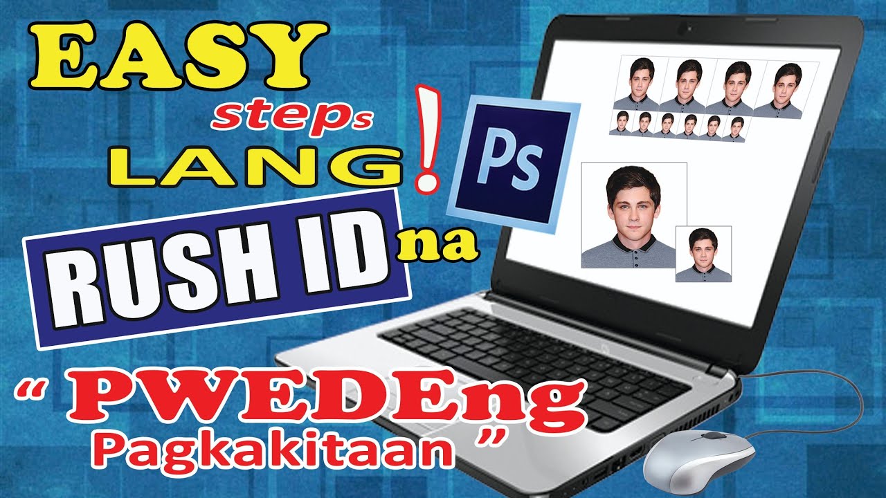 How to make RUSH ID using PHOTOSHOP | Photoshop tutorial | easy steps ...