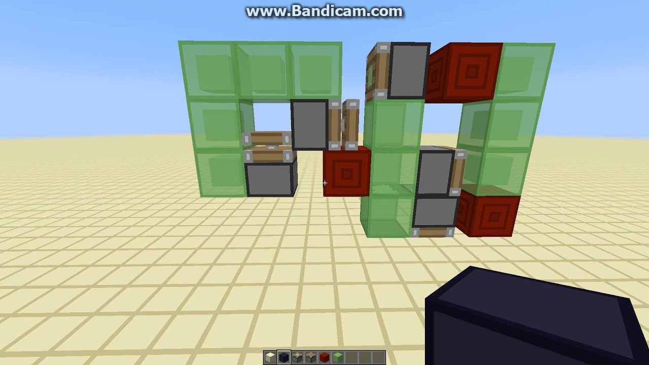 Minecraft - 1 Wide Fast Flying Machine (3.3 m/s) Tutorial - YouTube