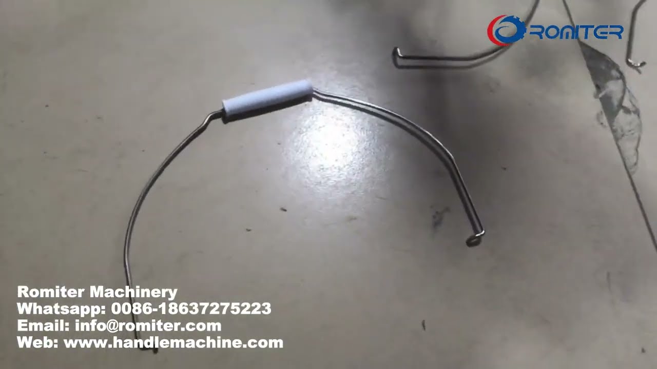 Steel Wire Bucket Handle Making Machine - YouTube