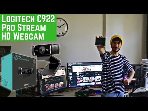 Logitech C922 Pro HD Stream Webcam Alınır Mı? - Kutu Açılımı İnceleme ve Test #webcam