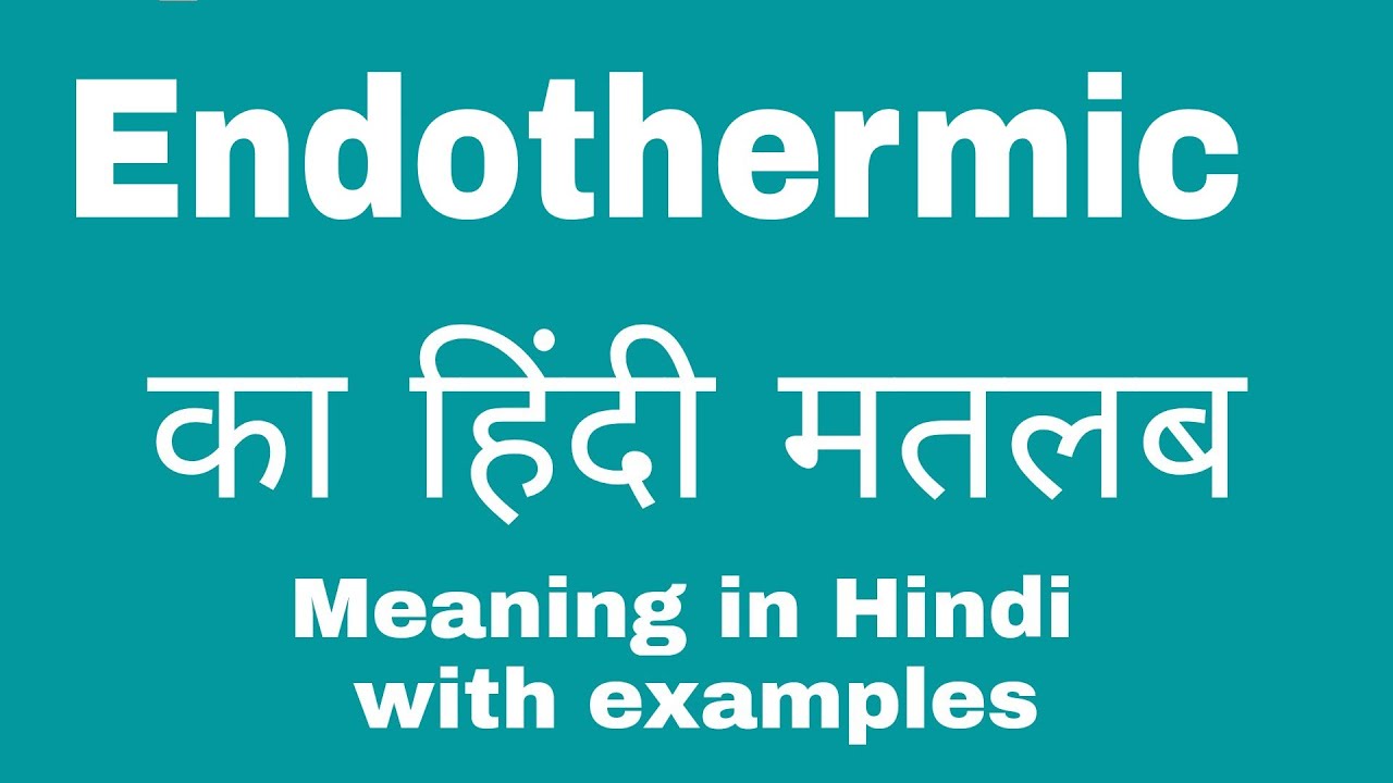 Endothermic Meaning In Hindi YouTube endothermic-meaning-in-hindi-youtube