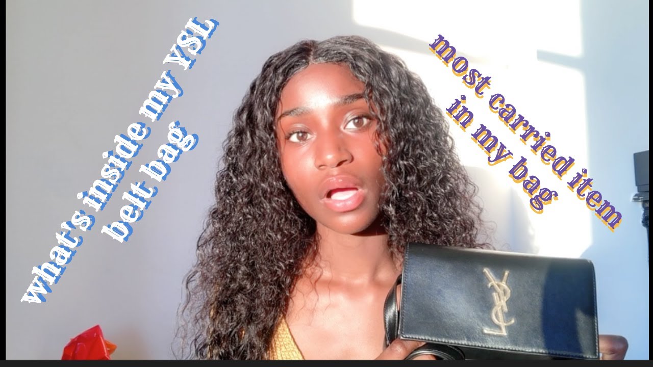 | WHAT'S INSIDE MY YSL BAG - YouTube