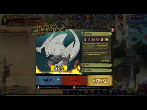 Naruto Online Strong Approaching Water Prison Shark Dance Jutsu Normal ...