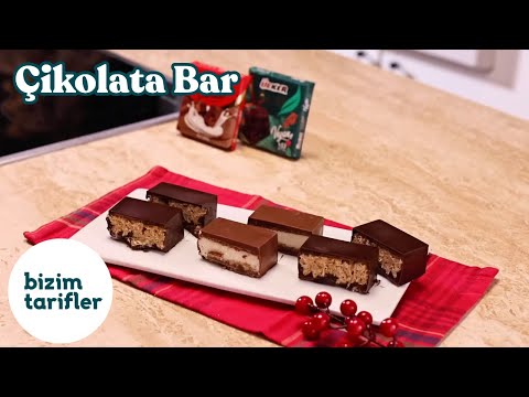 Hindistan Cevizli ve Granolalı Çikolata Bar  | Nefis Bir Atıştırmalık