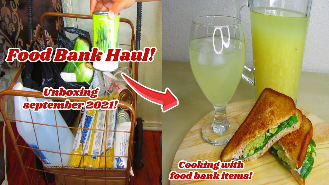 Food bank haul September 2021 cooking ideas from food bank items tuna ...