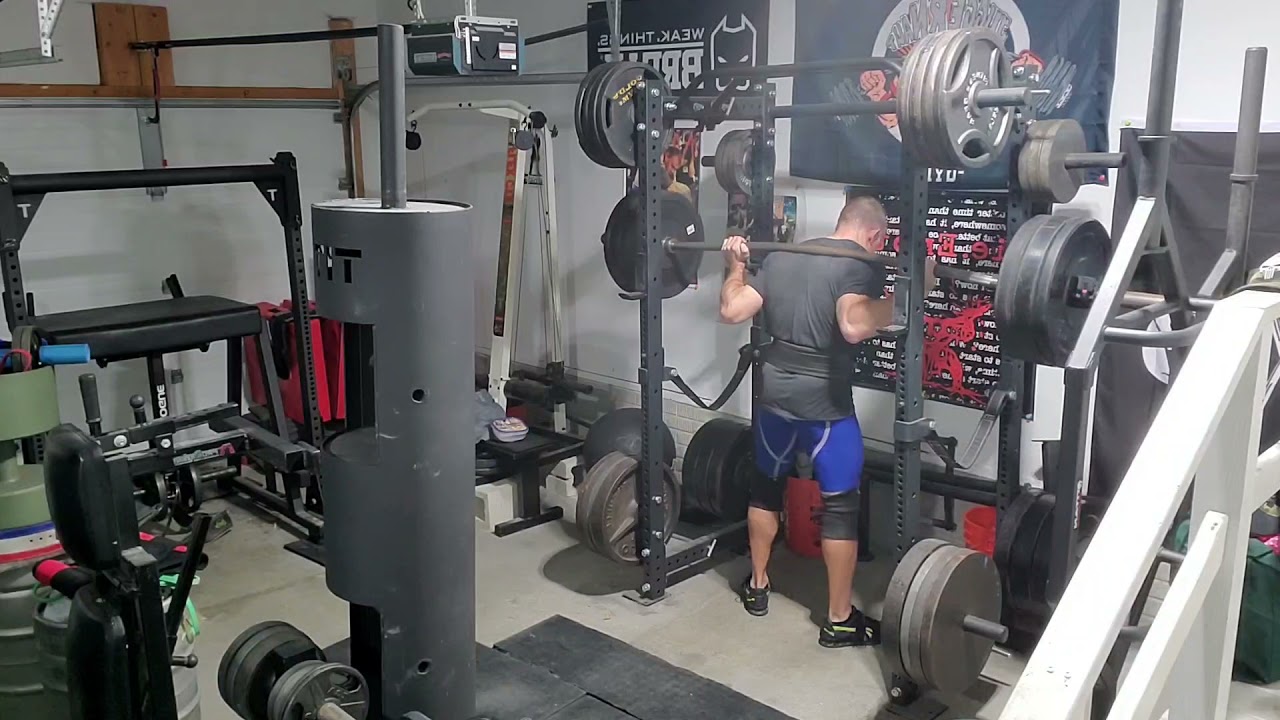 Buffalo Bar Widowmaker Squat: 50x205lbs - YouTube
