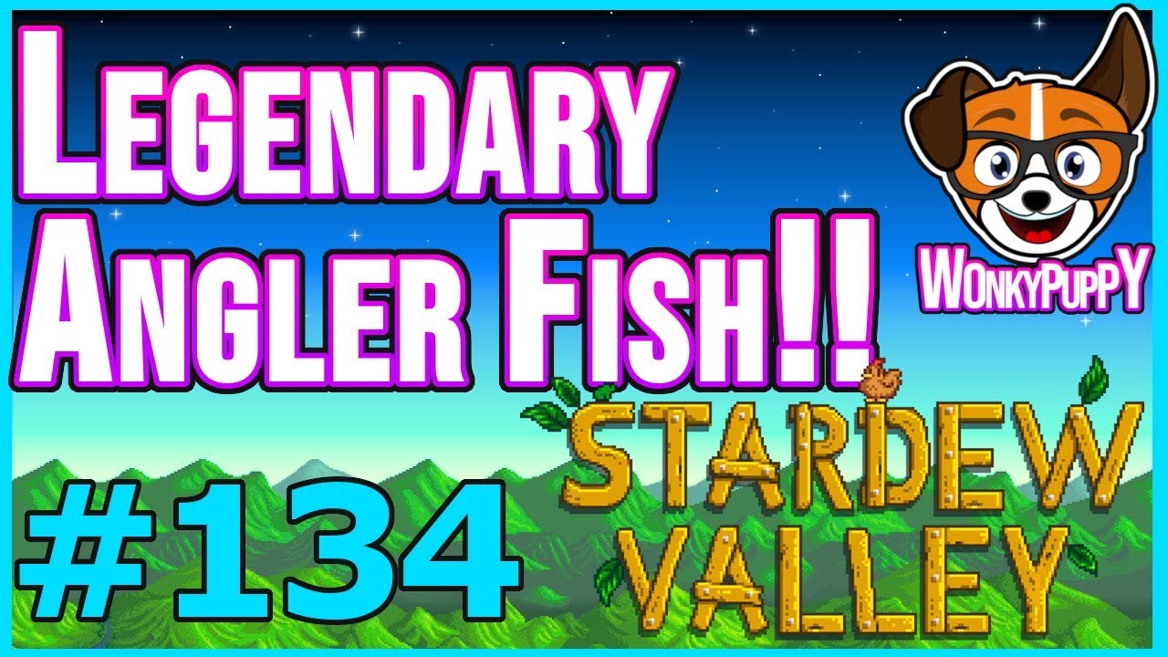 CATCHING THE FALL LEGENDARY FISH!!! | Let's Play Stardew Valley ...