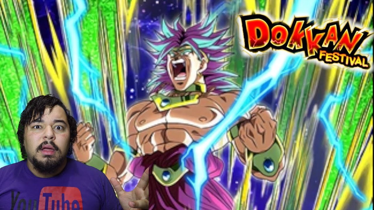 UNCONTROLLABLE POWER SUPER SAIYAN BROLY SUMMONS | DRAGON BALL Z DOKKAN ...