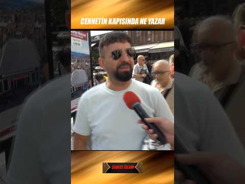 Cennetin Kapısında Ne Yazar? #din #dua #şükür #cennet #iman #youtubeshorts #shorts #video #amin