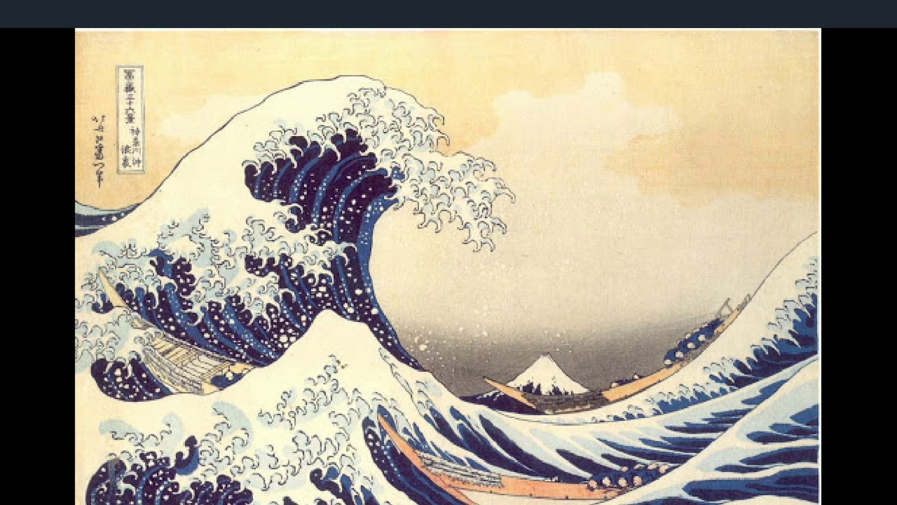 The Great Wave off Kanagawa (art project) - YouTube