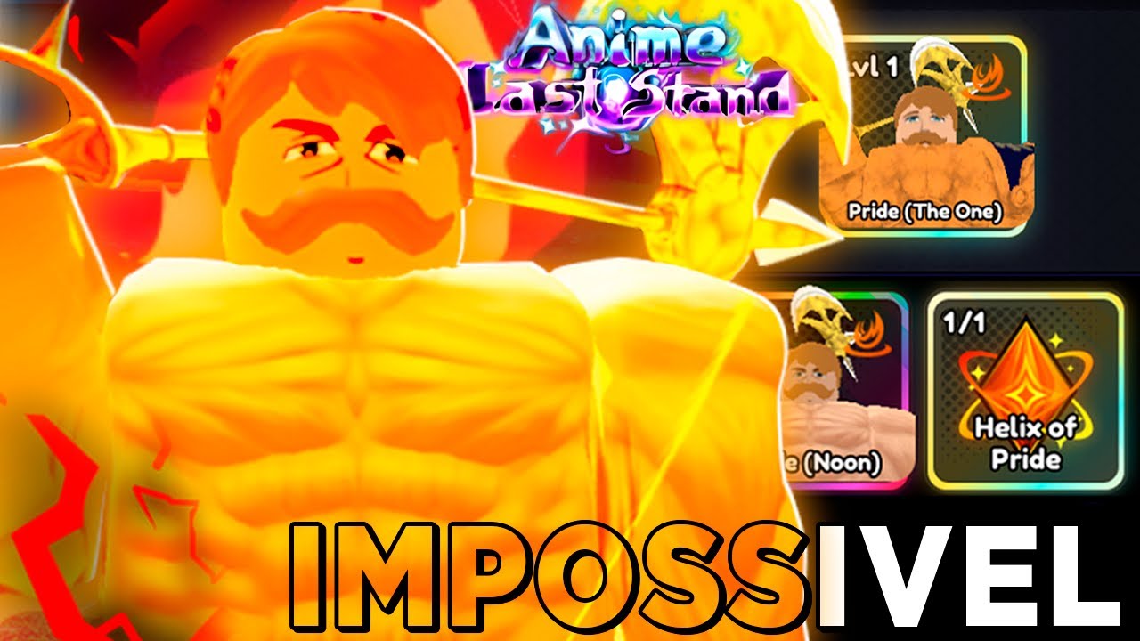 PASSEI DIAS TENTANDO FAZER o NOVO ESCANOR FINAL do ANIME LAST STAND ...