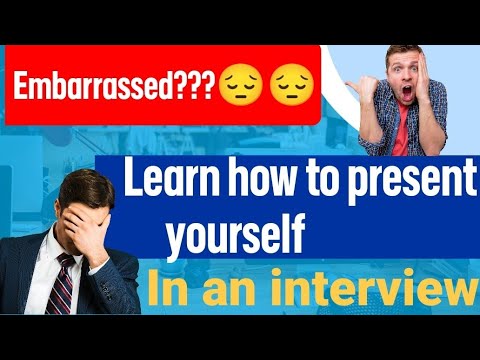 How to present yourself in interview | Impressive way to present in ...