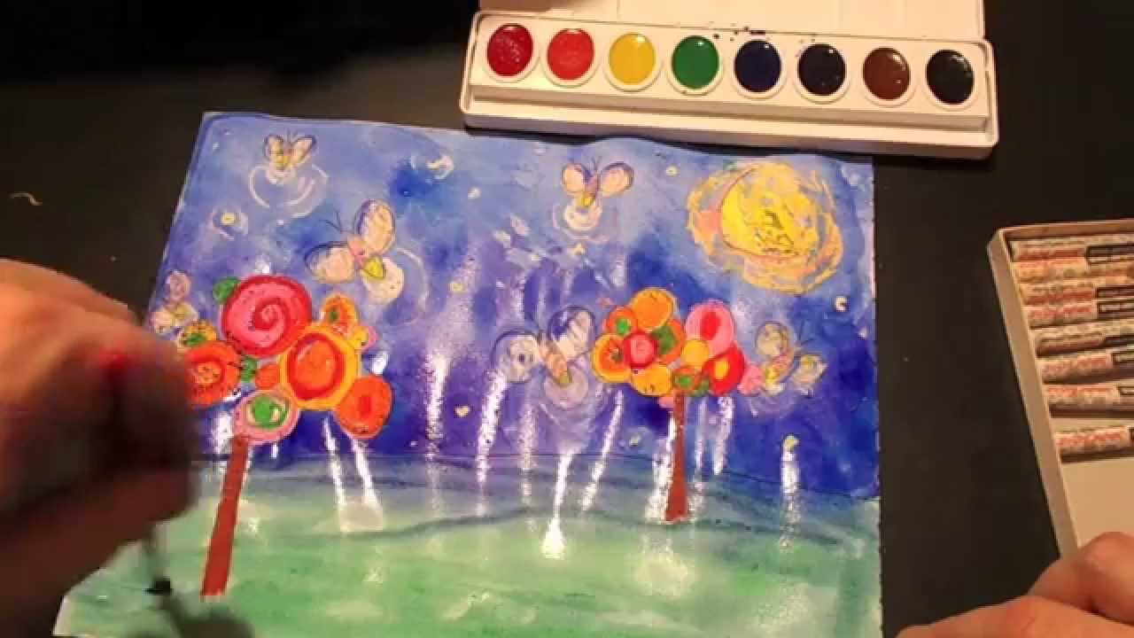 Lightning Bug Night Landscape - YouTube