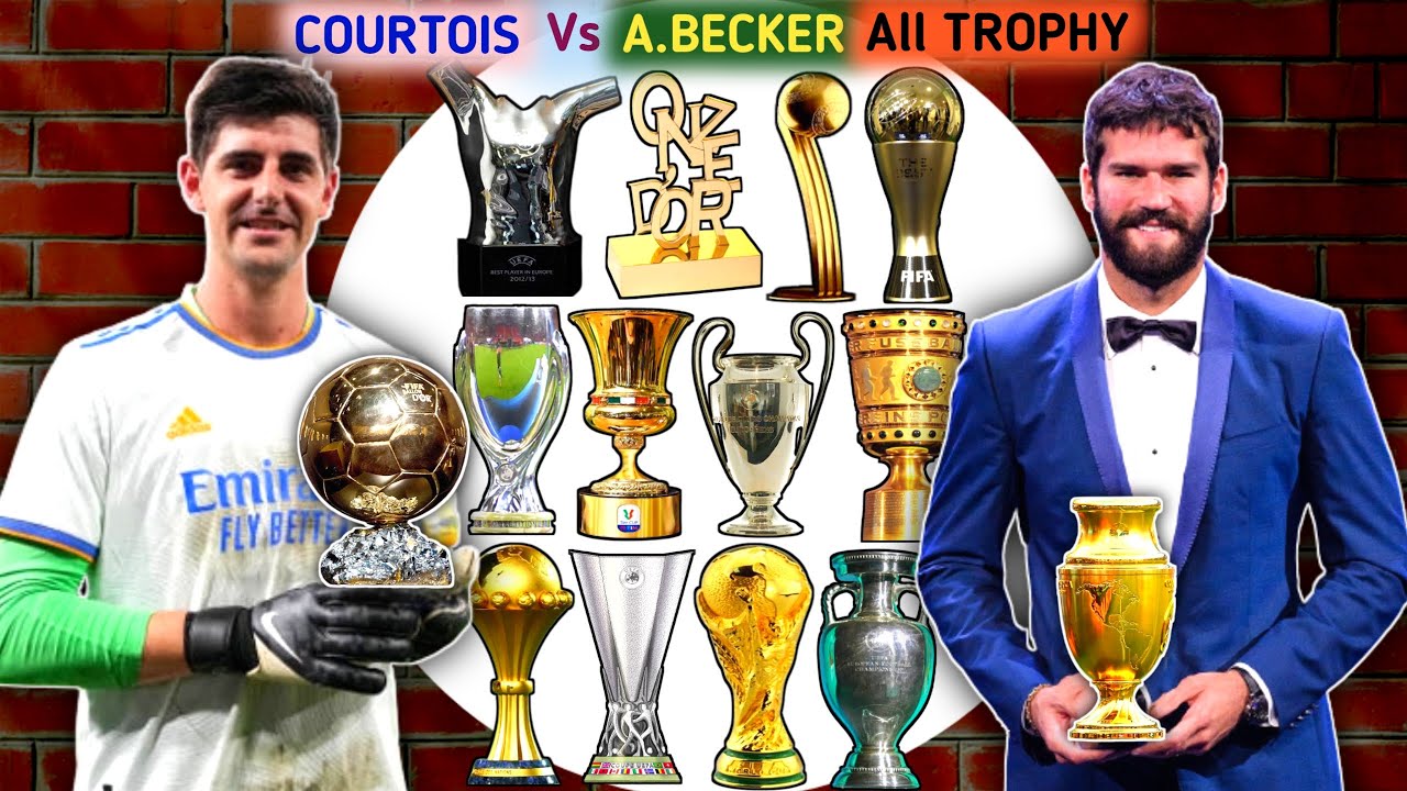 Alisson Becker Vs Thibaut Courtois All Trophy and Awards • TF FOOTBALL ...