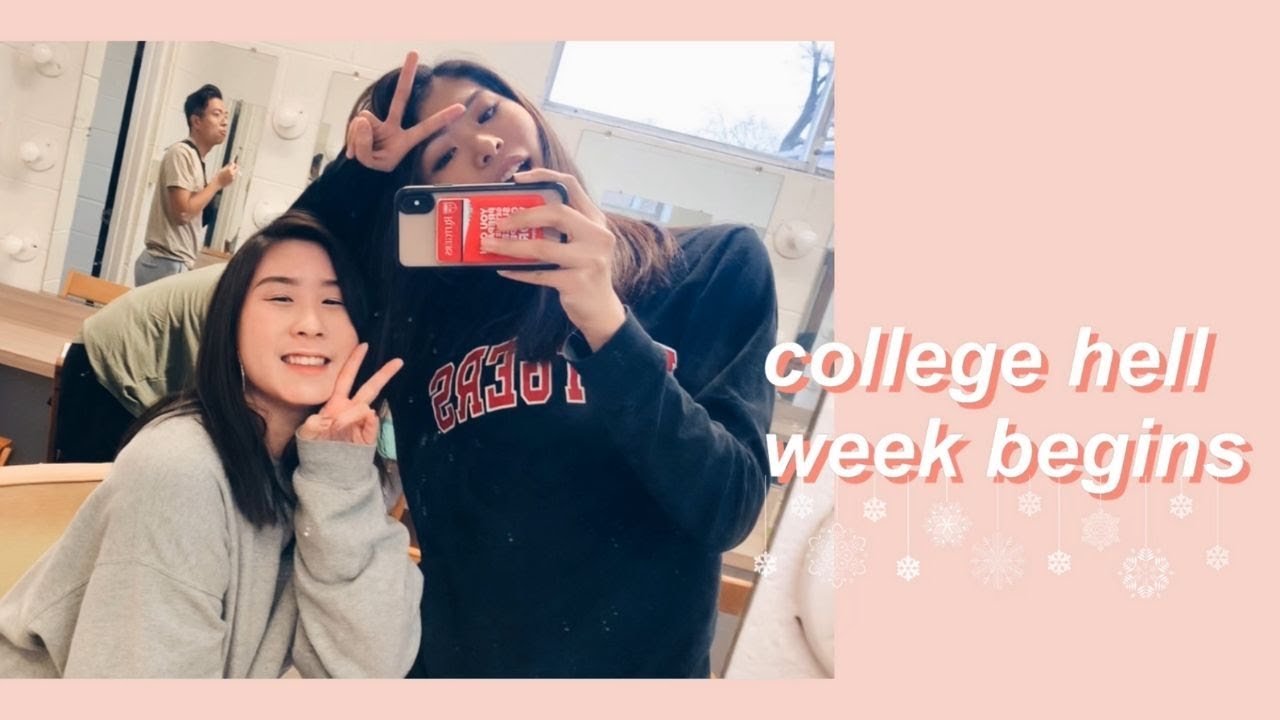 COLLEGE VLOG - getting through hell week (RUTGERS UNIVERSITY) - YouTube