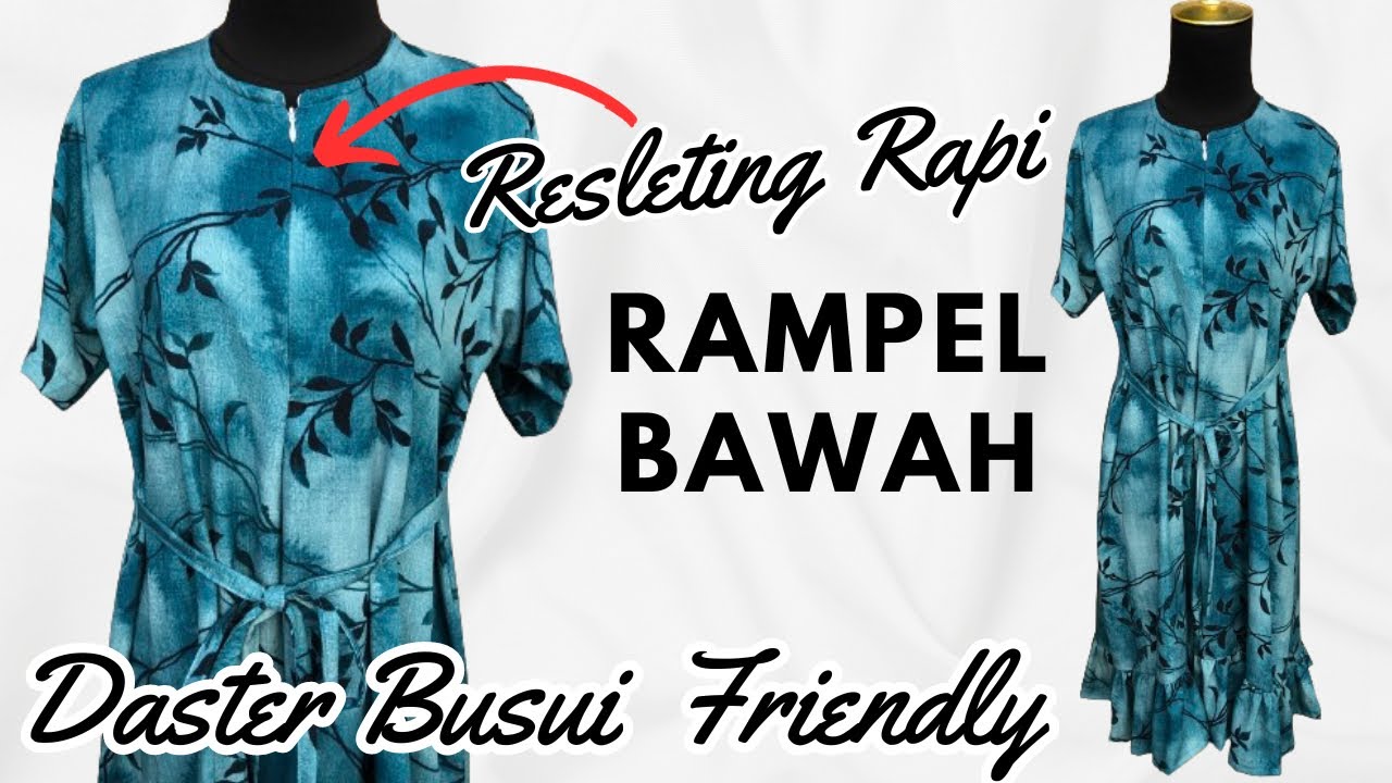 cara membuat daster busui friendly mudah tanpa pola buruan dicoba ...